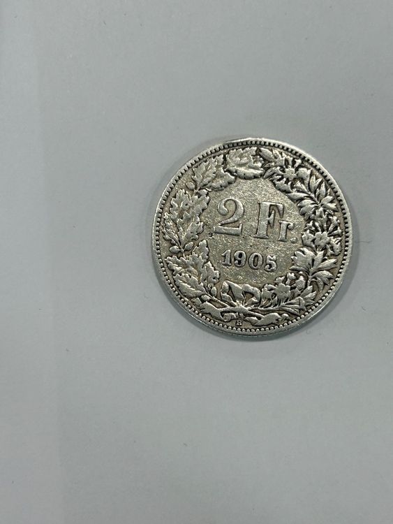 Alte silber 2 Franken 1905 | Kaufen auf Ricardo