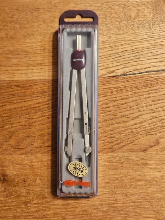 Rotring Zirkel im Etui – Klassiker für Schule & Technik (Neu (gemäss ...