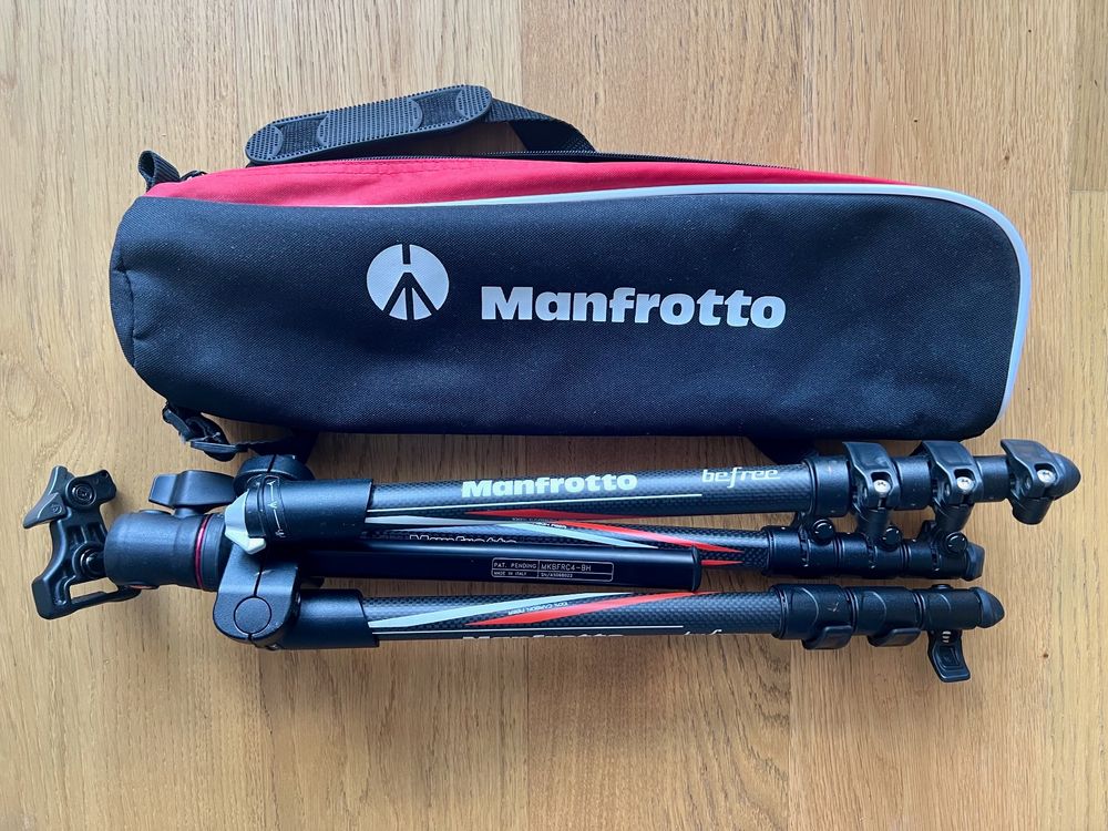 MANFROTTO Stativ MKBFRC4-BH Befree Reisestativ CARBON leicht (Neu ...