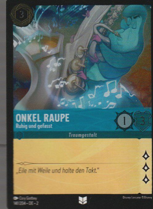 TCG LORCANA FLUTGESTALTEN ( 2ROF ) De 141 FOIL Onkel Raupe - | Kaufen ...