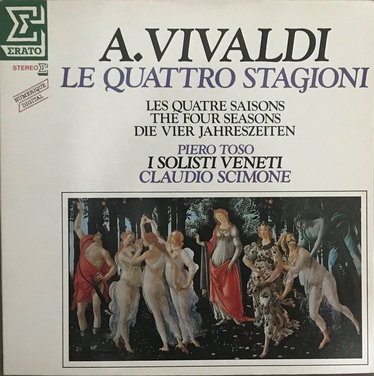 ANTONIO VIVALDI - LE QUATTRO STAGIONI - 33 Tours (Gebraucht) in ...