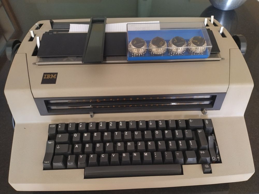 Machine à écrire électrique IBM | Kaufen auf Ricardo