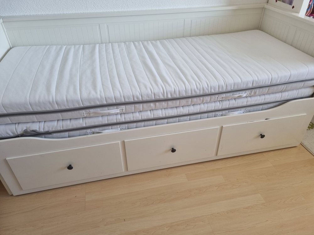 Ikea Hemnes Tagesbettgestell 3 Schubladen Weiß 80x200 Cm Kaufen Auf