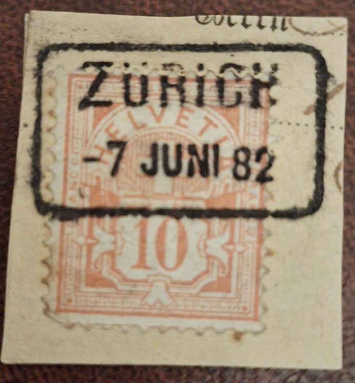 Timbre Suisse Ziffermuster Nr.55 oblitéré Zurich | Kaufen auf Ricardo