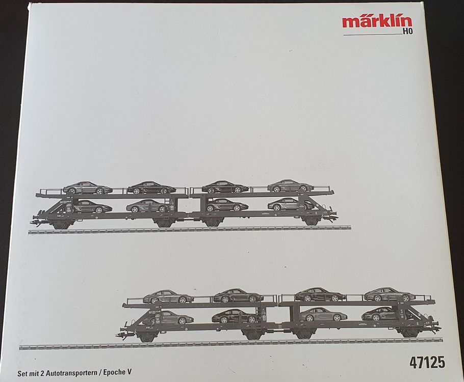 MÄRKLIN: AUTOTRANSPORTWAGEN-SET 47125 NEUWERTIG/OVP (Gebraucht) in ...