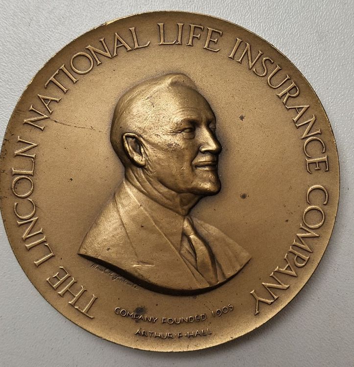 Bronzemedaille Lincoln National Life Insurance Comp(1) (Gebraucht) in ...