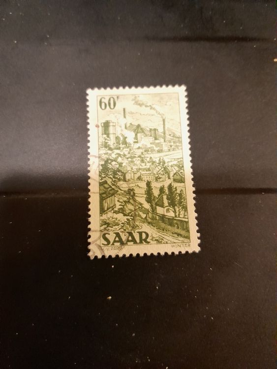 Timbre Saar 60c, industrie, collection automne, rare! (D'occasion) à ...
