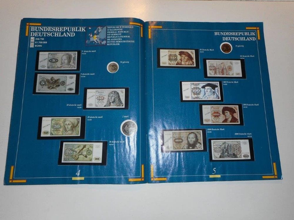 Sammelalbum,Money /Stickerline kein Panini komplett von 1990 (Gebraucht ...