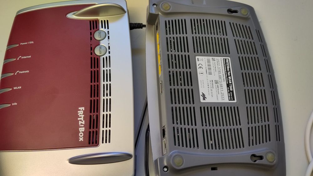 2Stk. DSL Router AVM Fritz!Box Fon WLan 7360 | Kaufen auf Ricardo