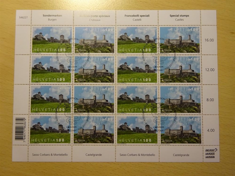 2017 Sondermarken Europa - Burgen** (Neu (gemäss Beschreibung)) in Lupfig für CHF 19 – mit ...