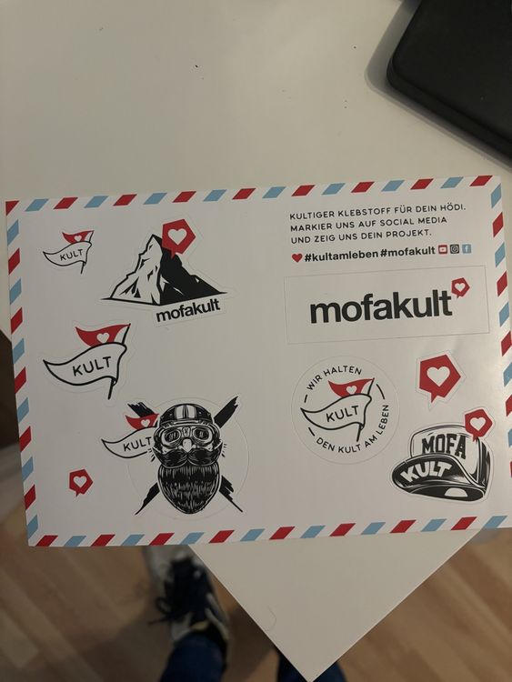 Mofakult Sticker Set - Kult für dein Mofa! new neu bogen (Neu und ...