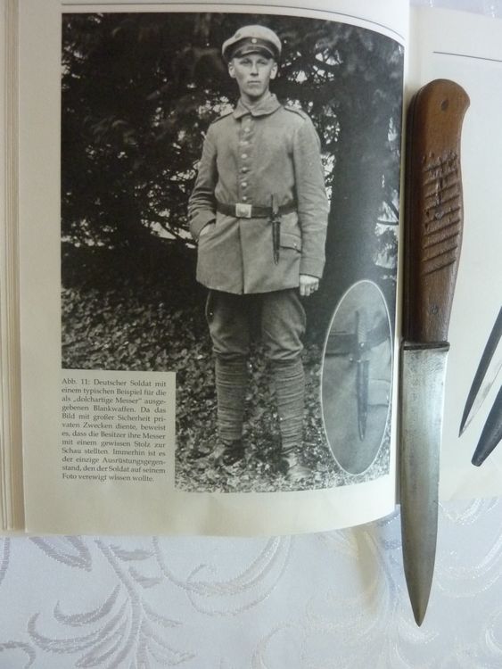 Orig. Grabenmesser dolchartiges Messer Deutsches Reich 1.WK (Gebraucht ...