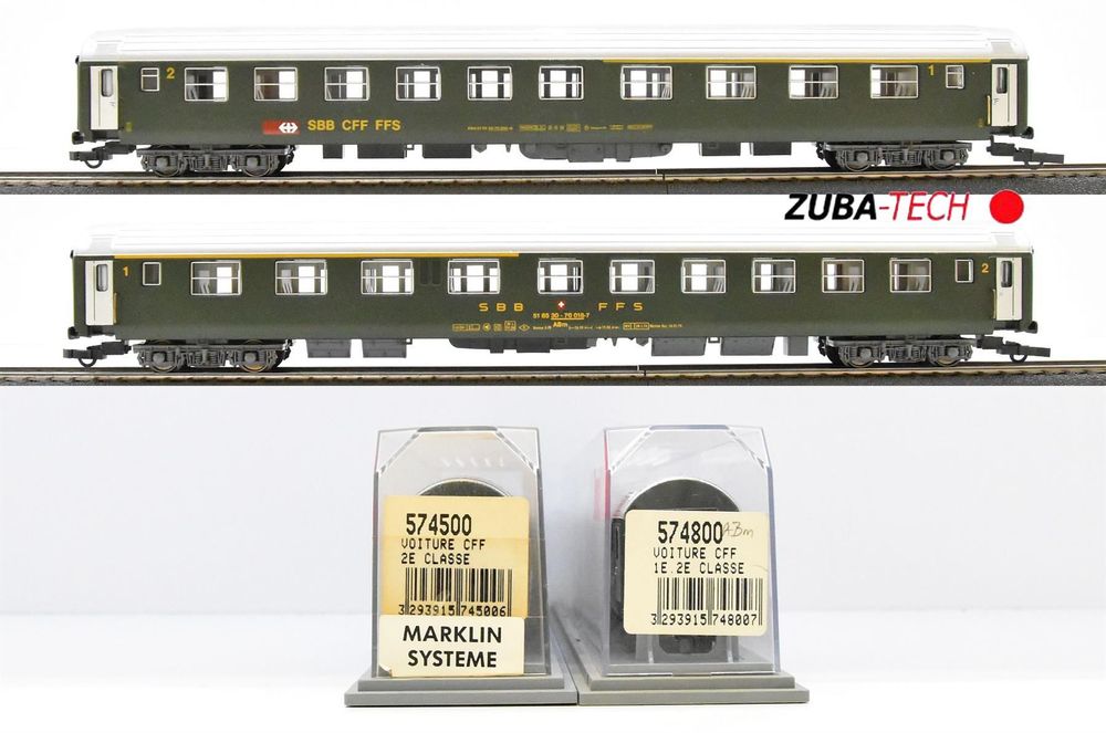 Jouef 2x Personenwagen RIC SBB H0 GS OVP (Gebraucht) in St. Gallen für CHF 33 – mit Lieferung ...