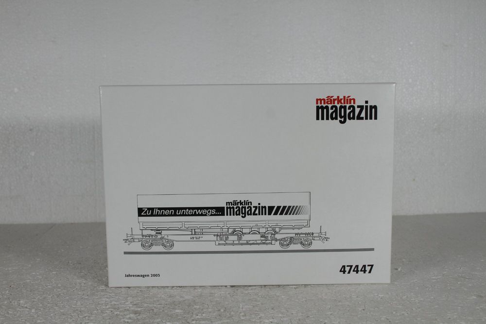 Märklin 47447 DB Taschenwagen mit Märklin Anhänger (Gebraucht) in ...