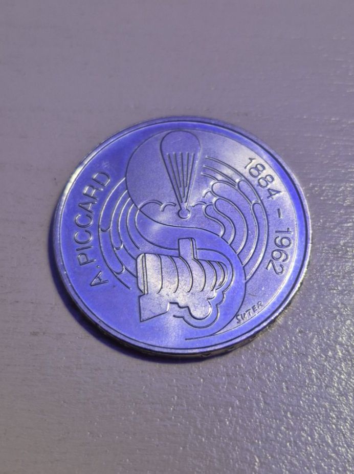 5 Francs Suisse 1984 Helvetia - Pièce commémorative Piccard (Neuf (Voir ...