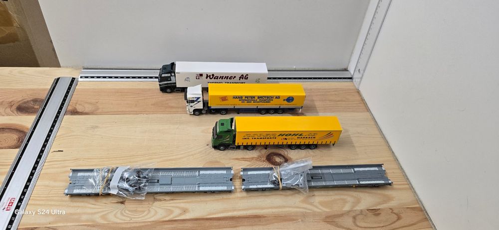 H0 Märklin Rollende Landstrasse "Hupac" + LKW | Kaufen auf Ricardo