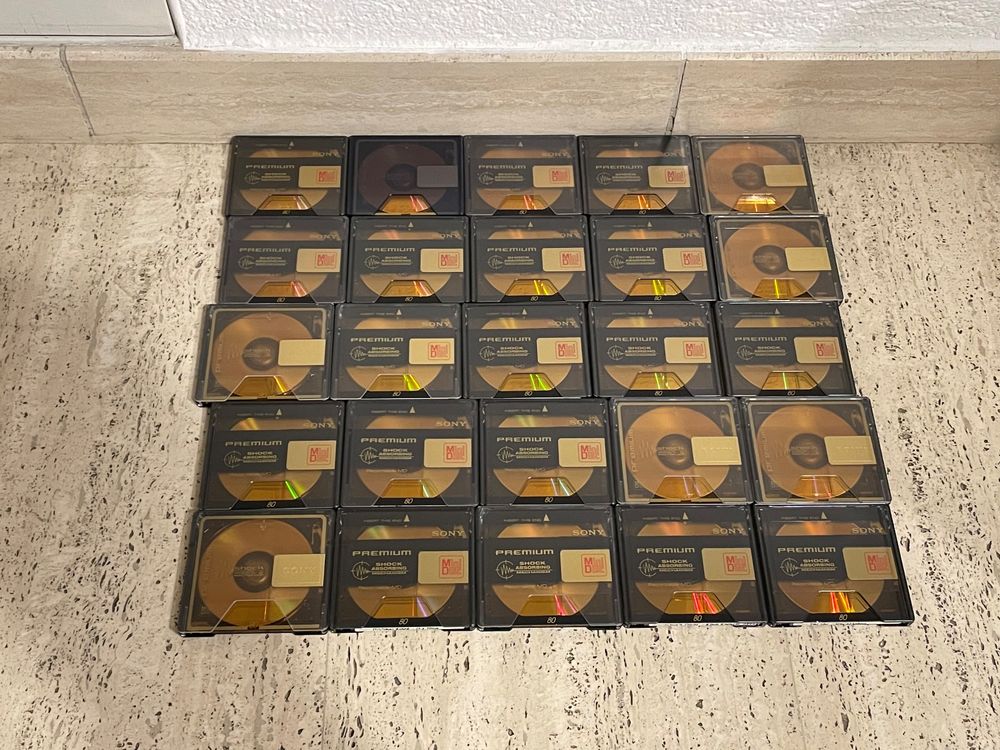 SONY 25stk / premium minidisc 80 / bespielt | Kaufen auf Ricardo
