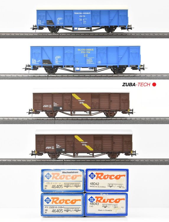 Roco 4x Gedeckte Güterwagen H0 GS mit OVP (Gebraucht) in St. Gallen für CHF 26 – mit Lieferung ...