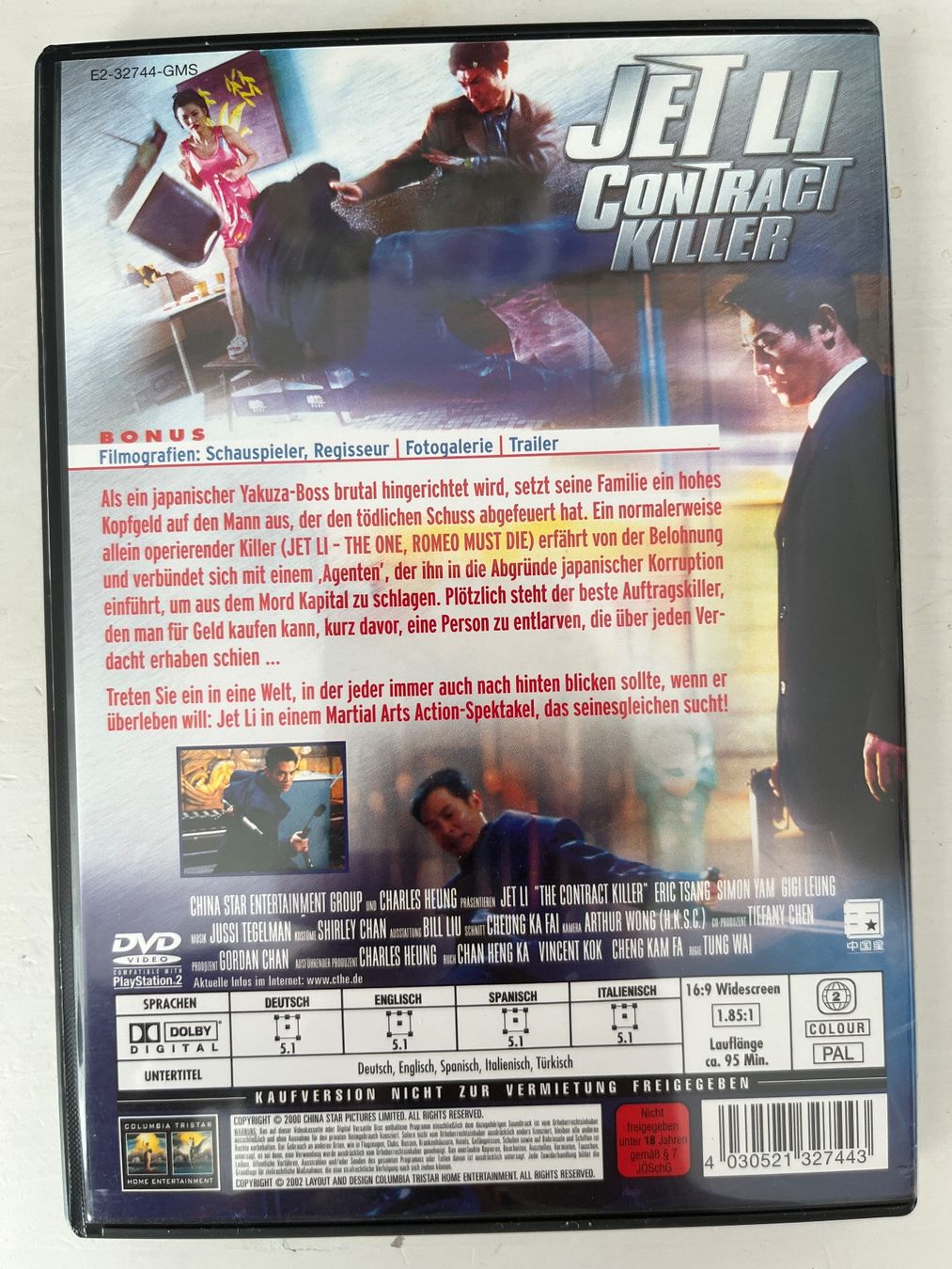 Contract Killer (2000) DVD 📀 - Jet Li (Neu (gemäss Beschreibung)) in ...