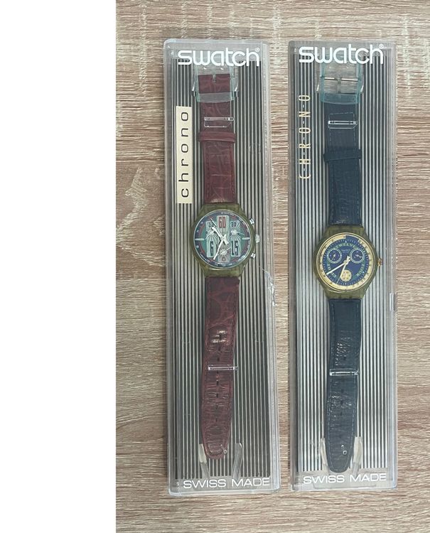 2 Vintage Swiss Swatch Chrono Watches (Gebraucht) in Brunnen für CHF 70 ...