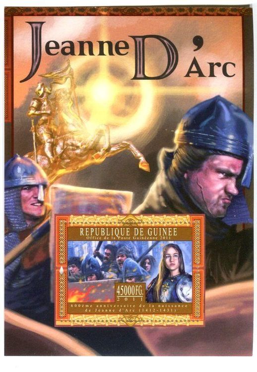 Block "Jeanne d’Arc". Guinea. (Neu und originalverpackt) in Basel für ...