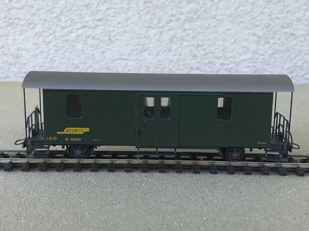 BEMO 3265 113 Gepäckwagen D 4033 RhB H0m | Kaufen auf Ricardo