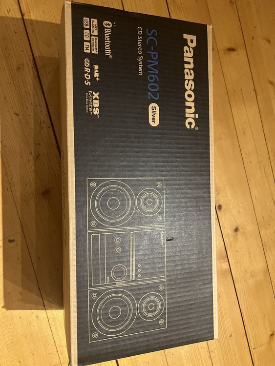 Panasonic SC-PM602 Stereoanlage Silver (Neu und originalverpackt) in Riehen für CHF 40 – nur ...