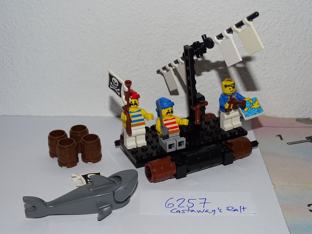 Lego 6257 - Castaway's Raft - Piratenspähtrupp/Vintage 1989 | Kaufen ...