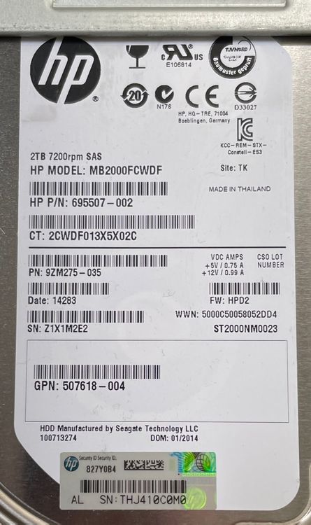 HP StorageWorks D2600 mit 12x2 TB-HD (Gebraucht) in Buchs SG für CHF ...