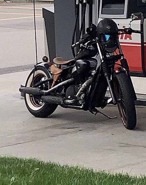 Honda Shadow VT600 Bobber homologuée | MFK | 35000 Km (Gebraucht) in ...