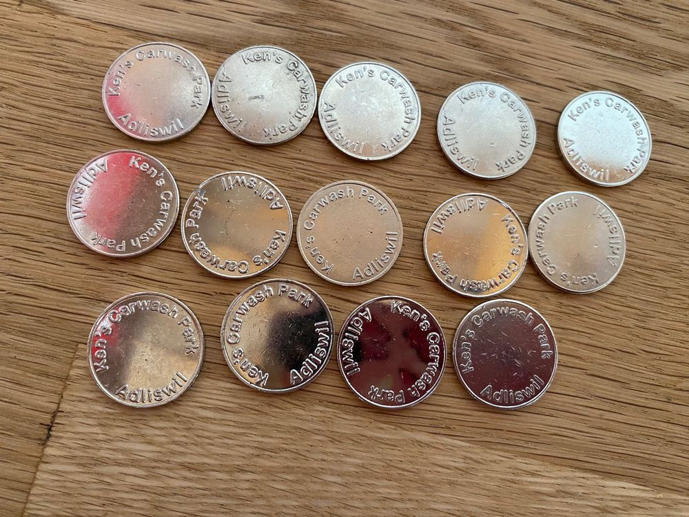 14 Ken's Carwash Park Adliswil Jetons (Gebraucht) in Vilters für CHF 6 – mit Lieferung auf ...