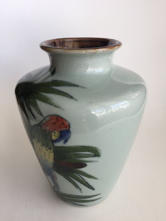 Ancien vase en céramique "perroquet" / alte keramik Vase (D'occasion) à Cossonay-Ville pour CHF ...
