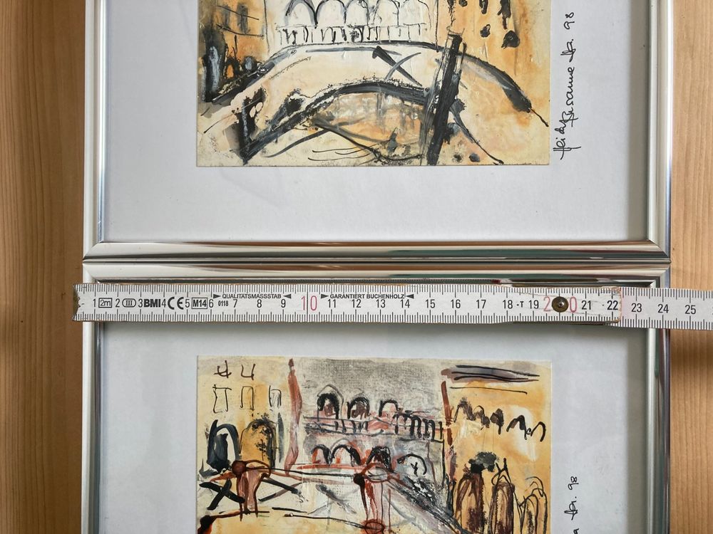 2 GEMÄLDE signiert Heidi Susanne Hanselmann 1998 (Gebraucht) in Subingen für CHF 36 – mit ...