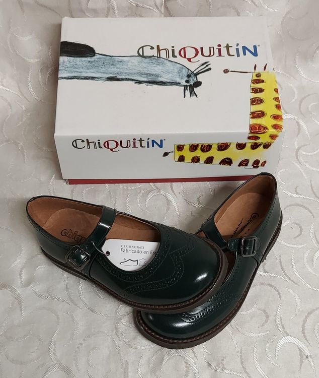 Neue Lederschuhe Gr. 29 von Chiquitín dunkelgrün (Neu und ...
