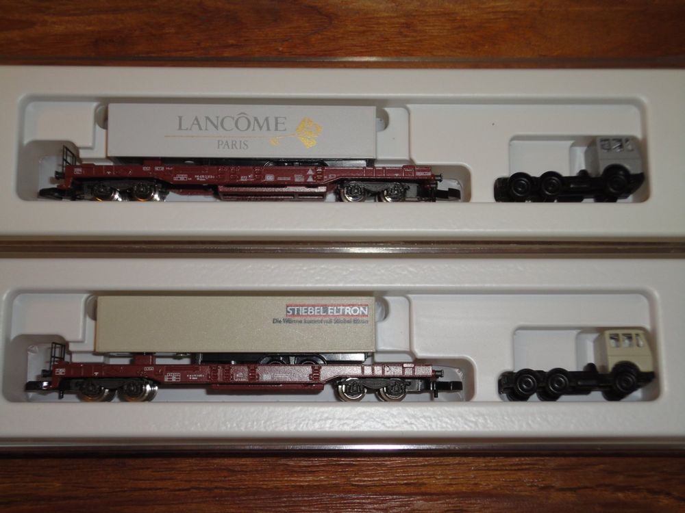 4-teiliger HUPAC-Zug Märklin 8211/8603/8618/8662 Spur Z (Neu (gemäss ...