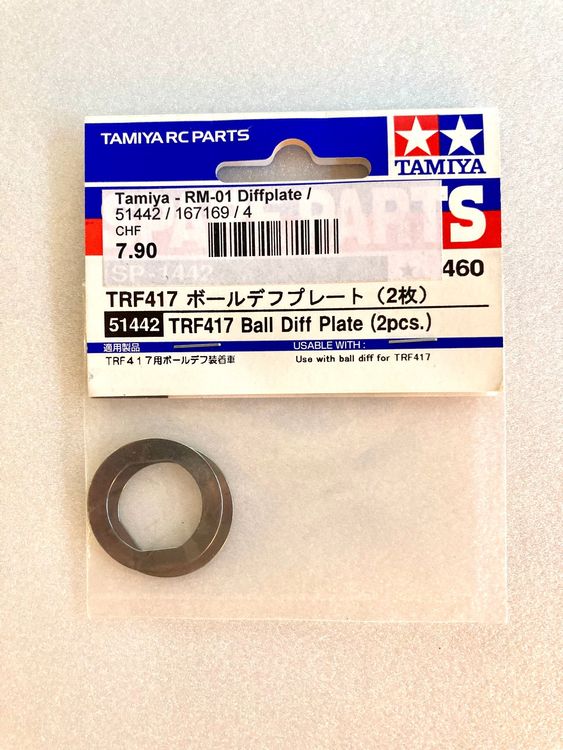 Tamiya 51442 TRF417 Ball Diff Plate | Kaufen auf Ricardo