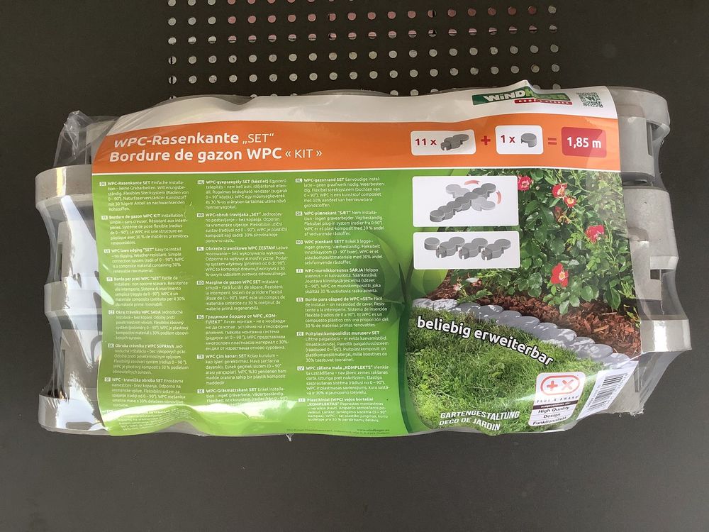 Windhager WPC Rasenkante "SET" (3 Packungen) (Neu und originalverpackt) in Bassersdorf für CHF ...