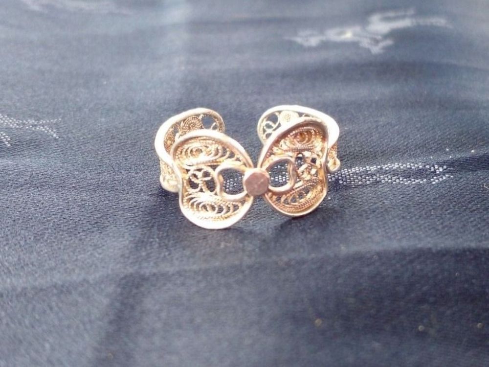 Antiker geprüfter Silber 925 filigran Damen Ring offen | Kaufen auf Ricardo
