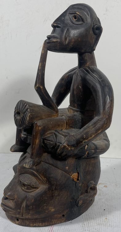 Grosse Erste Hälfte 20.Jh Afrikanische Holz Skulptur (Gebraucht) in Root für CHF 30 – mit ...