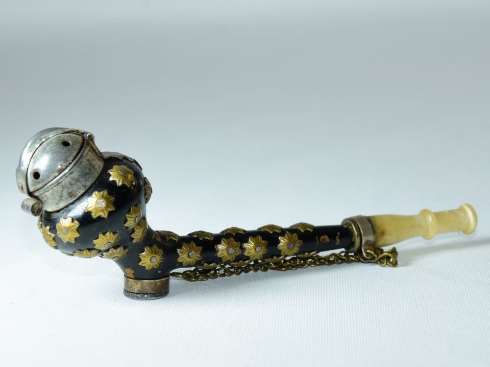 👉🏼 APPENZELLER PFEIFE LINDAUERLI HORNMUNDSTÜCK ANTIK | Kaufen auf Ricardo