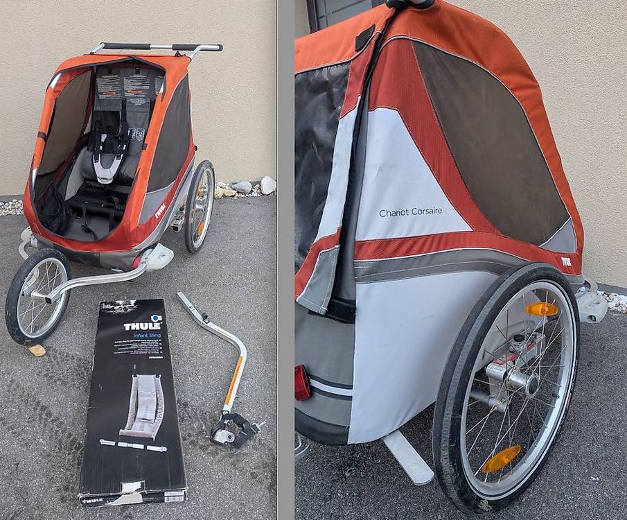 Thule Chariot Corsaire 2 places (D'occasion) à St-Aubin-Sauges pour CHF ...