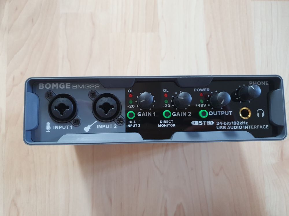 USB Audio Interface BMG22, 2-IN/2-Out, 24Bit/196kHz (Gebraucht) in ...