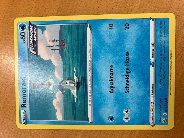 Pokemon Remoraid 036/163 | Kaufen auf Ricardo