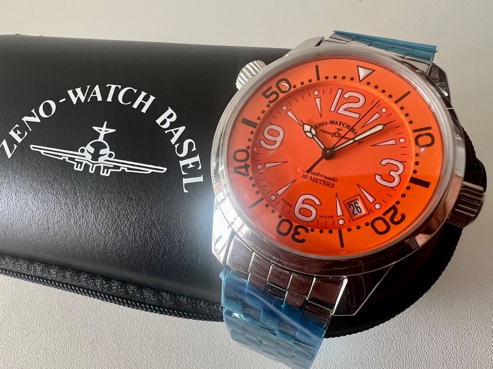 ZENO Fellow Color Auto Ltd., inner rotating bezel, SRP 898.- (Neu und ...