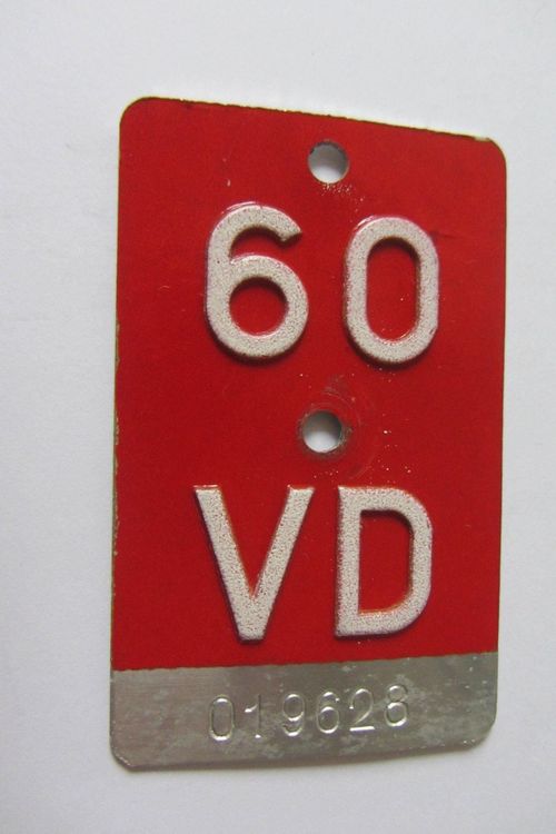 PLAQUE VD 1960 (Gebraucht) in Echallens für CHF 11 – mit Lieferung auf ...