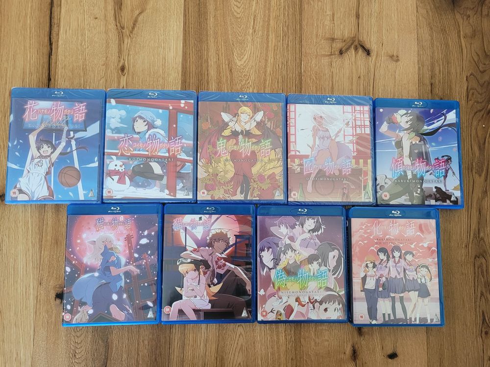 Monogatari Blu-Ray Series (Neu (gemäss Beschreibung)) in Kestenholz für ...