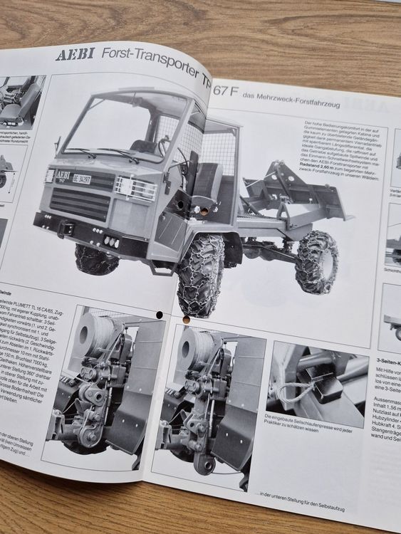Original Prospekt Aebi Forsttransporter | Kaufen auf Ricardo