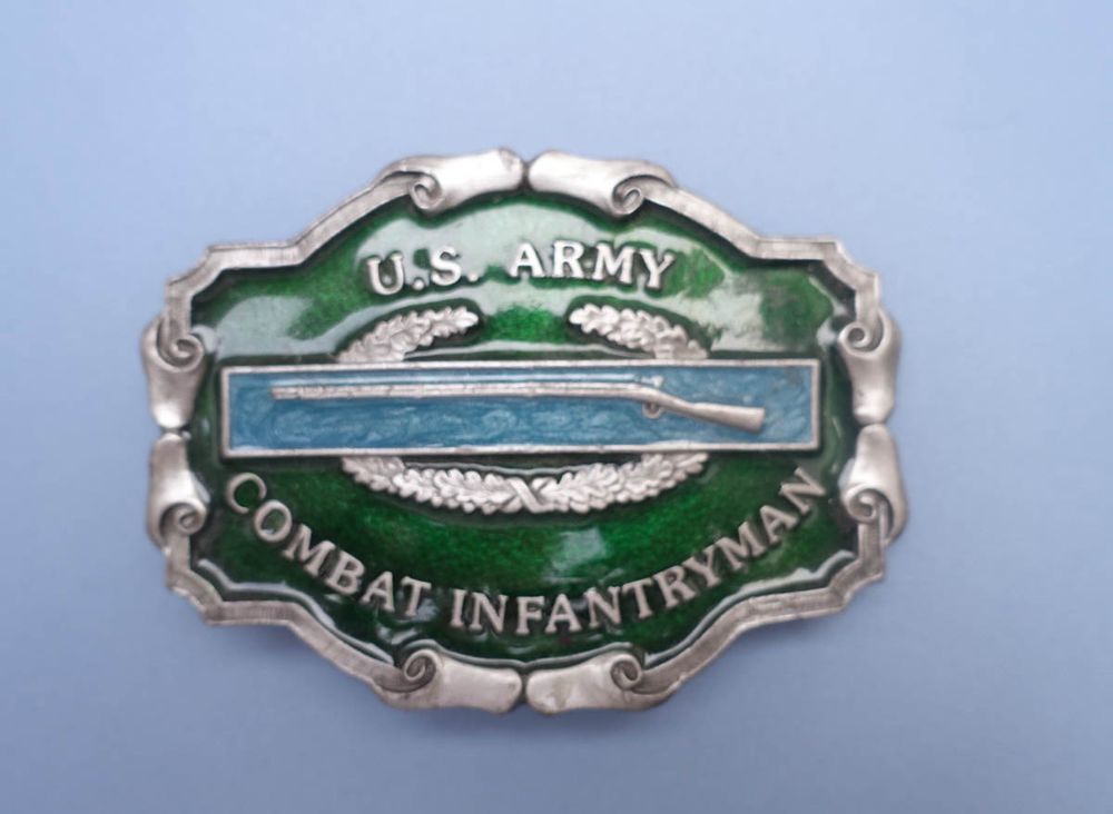 Gürtelschnalle Buckles USA - US Army Combat Infantryman, alt | Kaufen ...