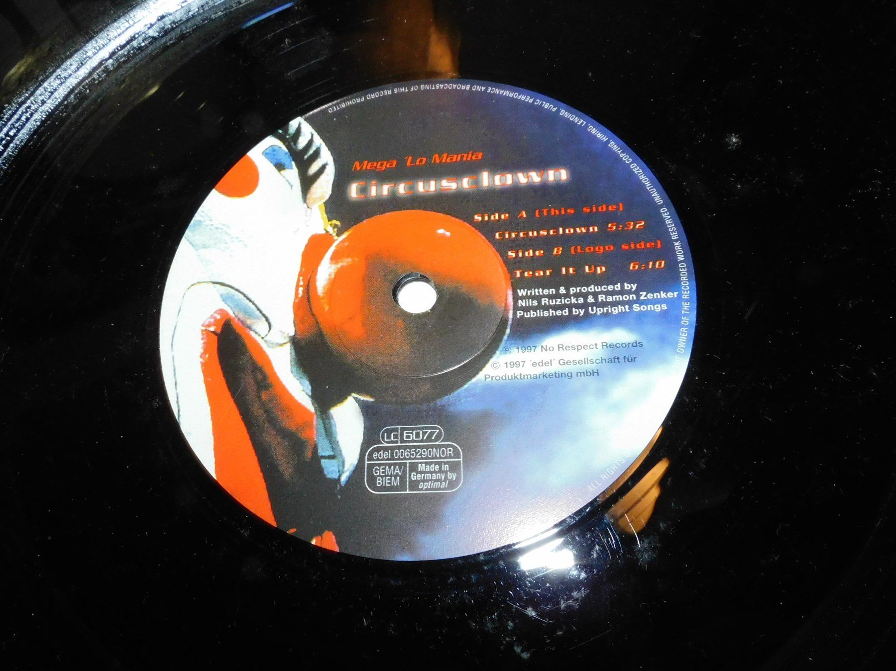 LP Schallplatte No Respect Circusclown House Techno Trans (Gebraucht ...