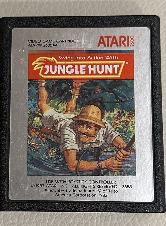 Jungle Hunt für Atari 2600 (Gebraucht) in Kestenholz für CHF 16 – mit Lieferung auf Ricardo kaufen